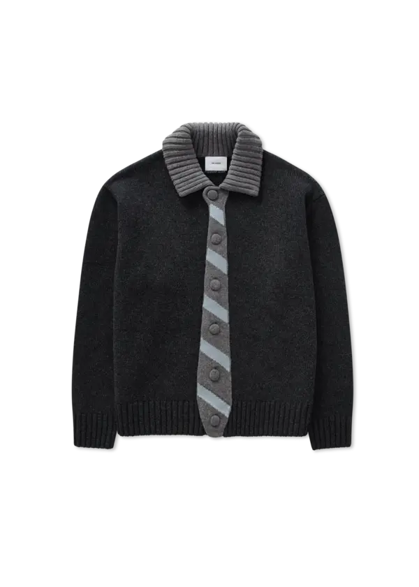 Axel Arigato Tether Tie Cardigan - Dark Grey