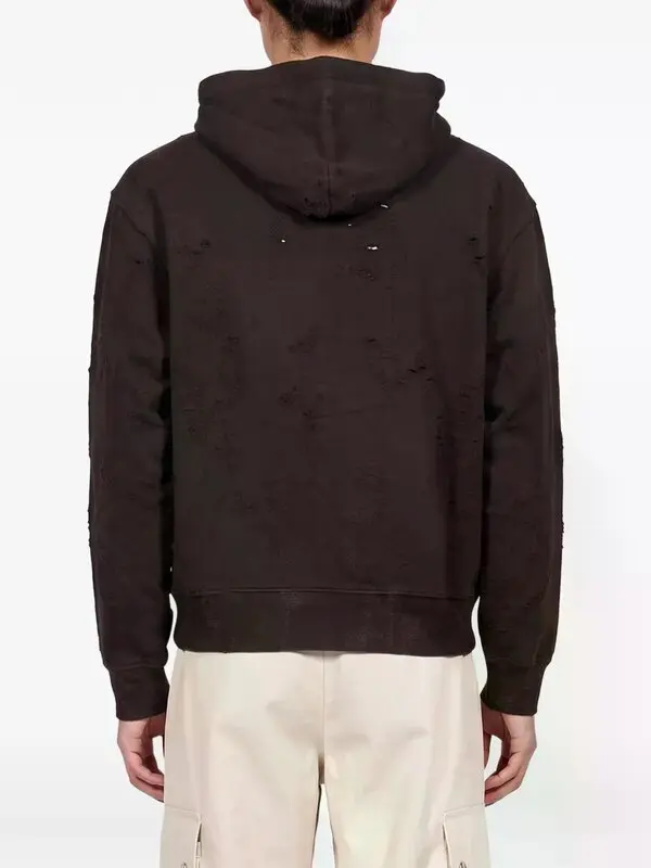Our Legacy Rascal Distressed Zip-up Hoodie