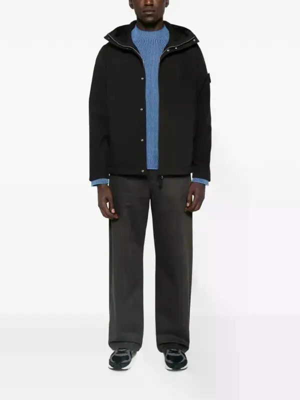 Stone Island Logo-patch Hooded Jacket