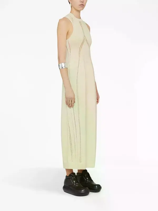 JIL SANDER Cut-out Sleeveless Midi Dress