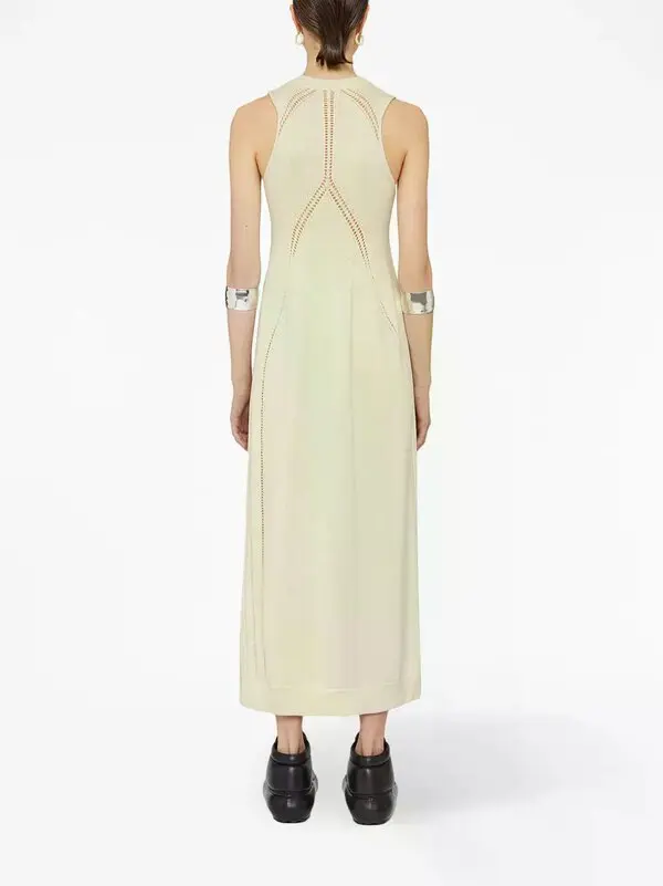JIL SANDER Cut-out Sleeveless Midi Dress