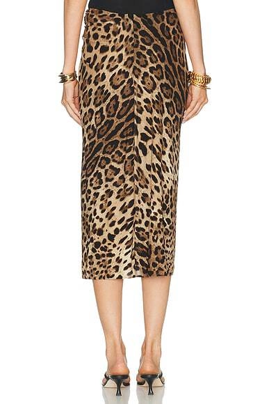 Dolce & Gabbana Organzino Midi Skirt