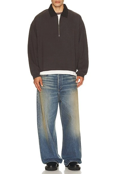 AGOLDE Darius Polo Sweater - Forge