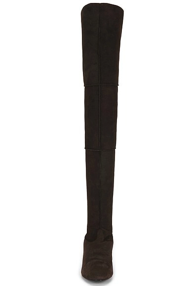 Magda Butrym Over Knee Shearling Boot