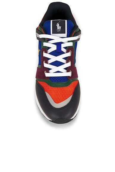 Polo Ralph Lauren Train 89 V2 Leather & Suede Low Top Sneaker