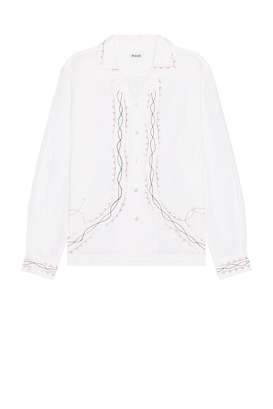 BODE Looped Chainstitch Long Sleeve Shirt
