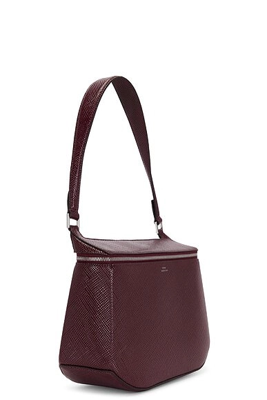 TOTEME Clip Palmellato Patent Shoulder Bag