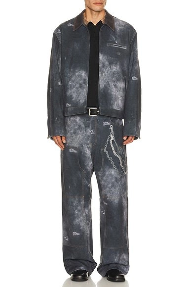 We11Done Trompe L'oeil Denim Carpenter Pants