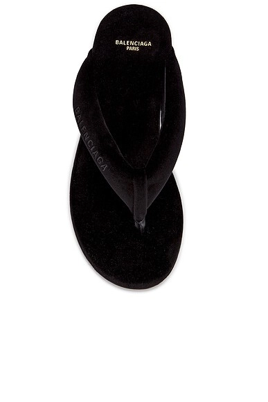 Balenciaga Gaeta Wedge Thong Sandal