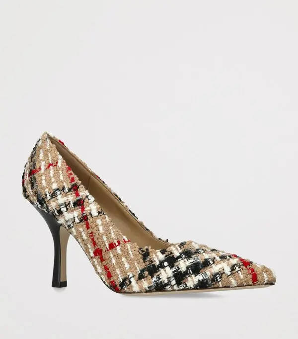 Burberry Tweed Check Dame Pumps​ 90