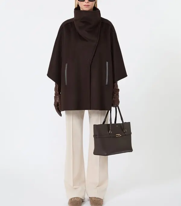 Max Mara Leather Margeux Top-handle Bag