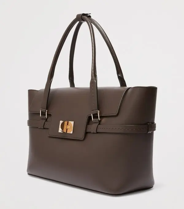 Max Mara Leather Margeux Top-handle Bag