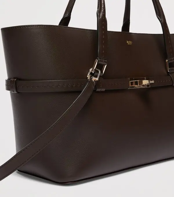 Max Mara Leather Margeux Top-handle Bag