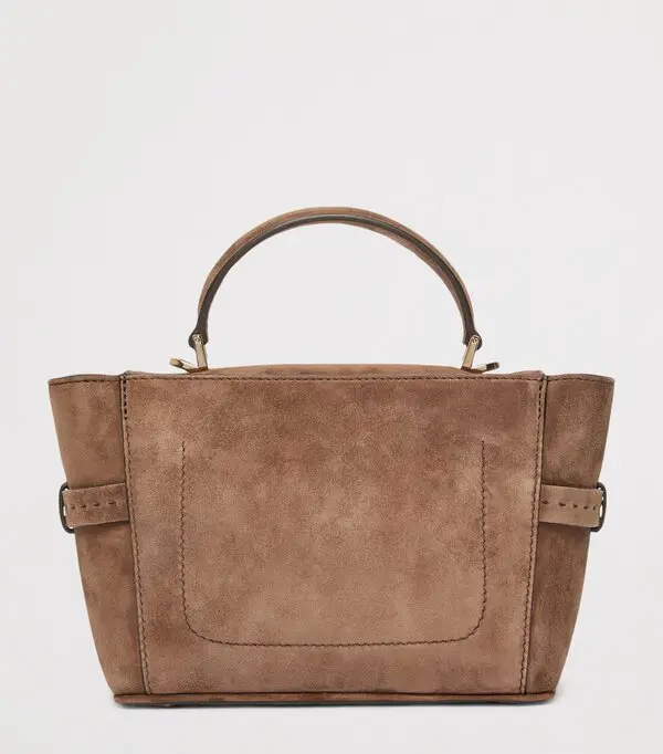 Max Mara Mini Suede Margaux Top-handle Bag