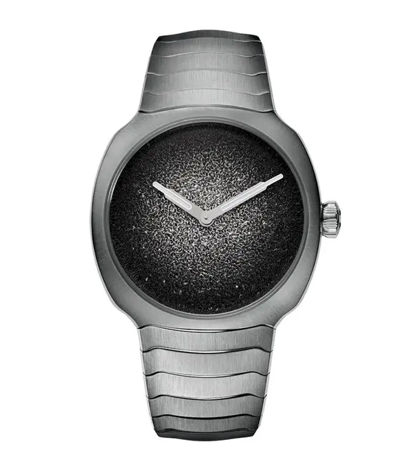 H. MOSER & CIE Stainless Steel Streamliner Two Hands Watch