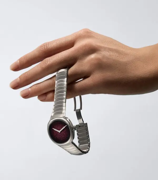 H. MOSER & CIE Stainless Steel Streamliner Two Hands Watch