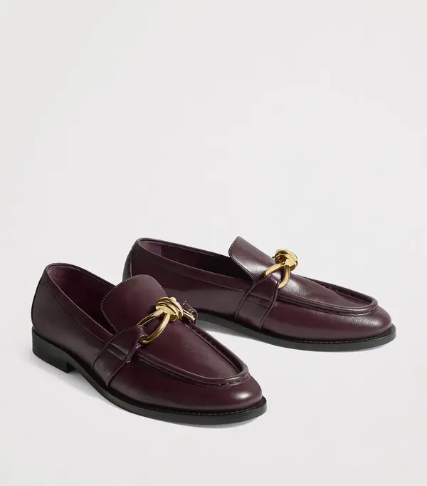 Bottega Veneta Leather Astaire Loafers