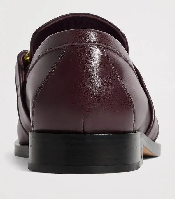 Bottega Veneta Leather Astaire Loafers