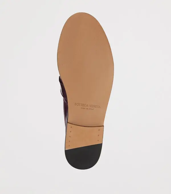 Bottega Veneta Leather Astaire Loafers