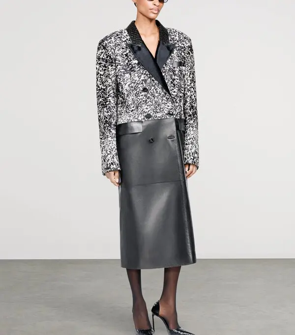 TOM FORD Lambskin-calf Hair Coat