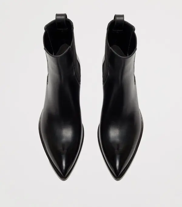 TOM FORD Leather Dagger Ankle Boots 80