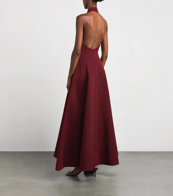 Staud Cotton-blend Sleeveless Stella Maxi Dress