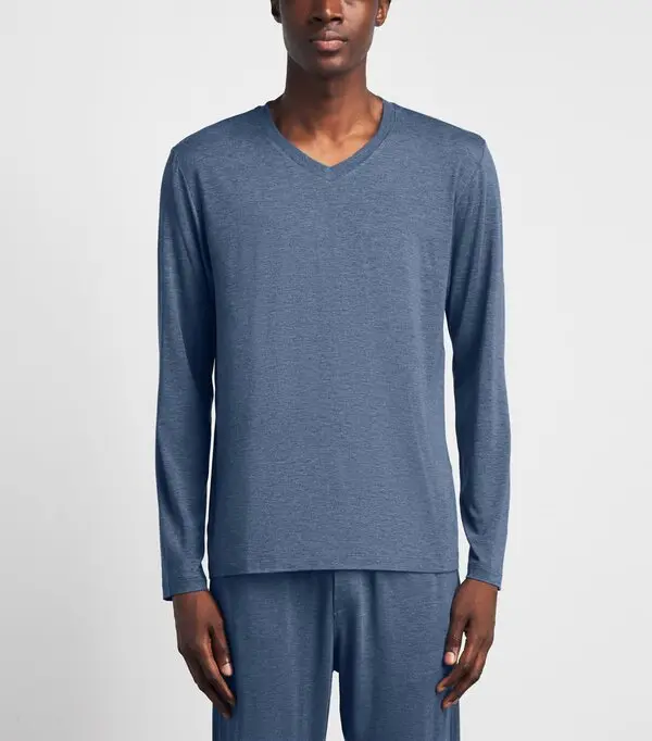 Hanro Casuals V-neck Pyjama T-shirt