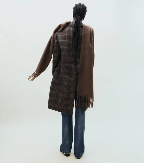 AMI Paris Alpaca-blend De Coeur Scarf
