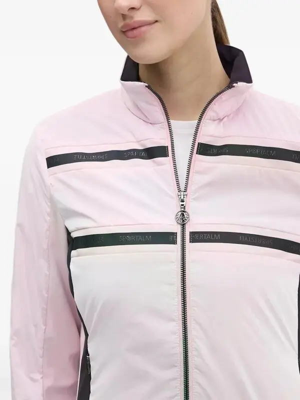 SPORTALM Logo-tape Zip-up Jacket