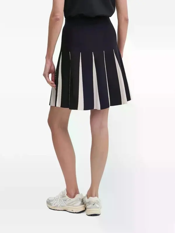 SPORTALM Pleated Logo-print Skirt