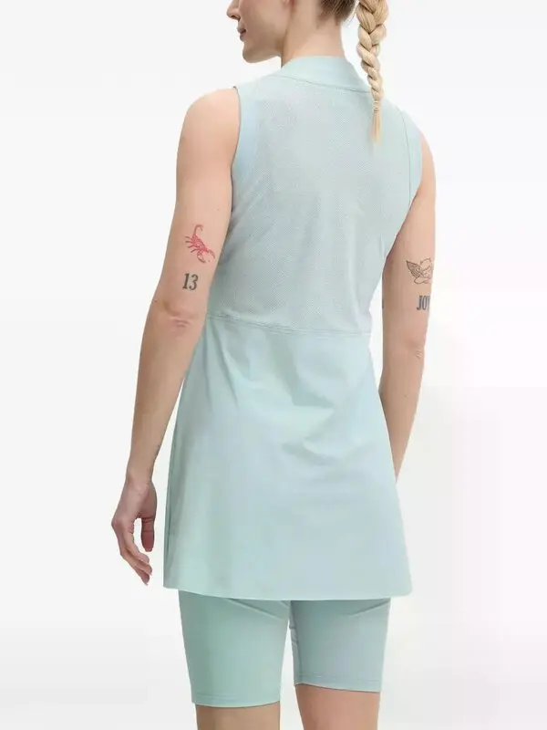 SPORTALM Zip-up Sleeveless Mini Dress