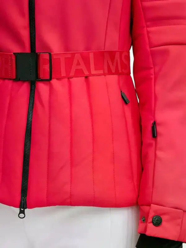 SPORTALM Hooded Belted Ski Jacket - Red