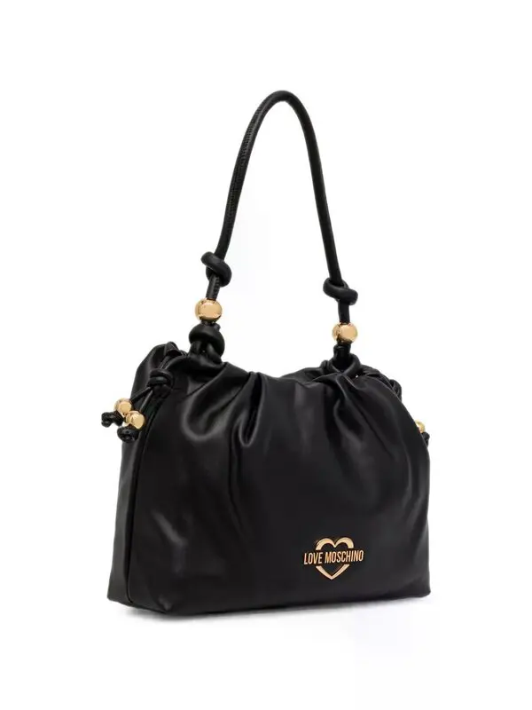 Moschino Bead-embellished Ruched Tote Bag