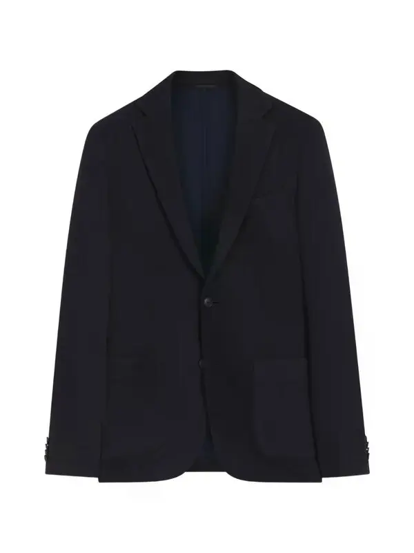 BOSS Slim-fit Blazer In Micro-patterned Stretch Jersey