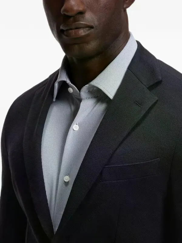 BOSS Slim-fit Blazer In Micro-patterned Stretch Jersey