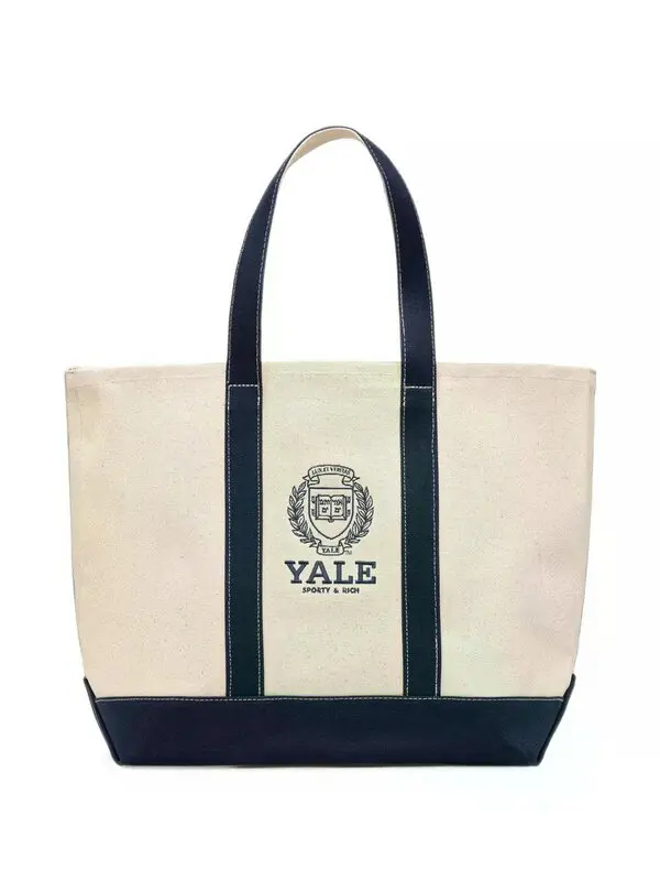 Sporty & Rich Yale Logo-print Tote Bag