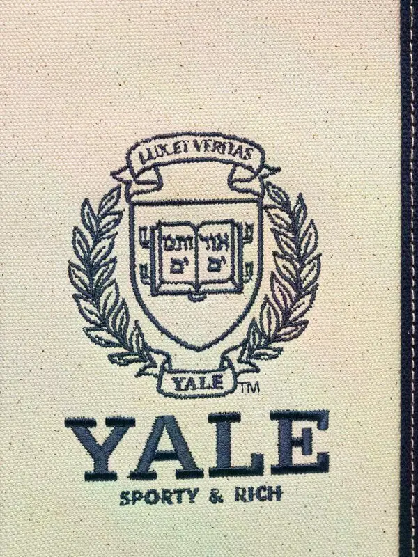 Sporty & Rich Yale Logo-print Tote Bag