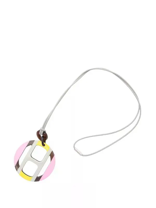 Hermès 2010s H Equip Necklace - Grey