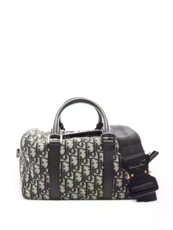 Dior 2010s 26 Lingot Oblique Tote Bag - Blue