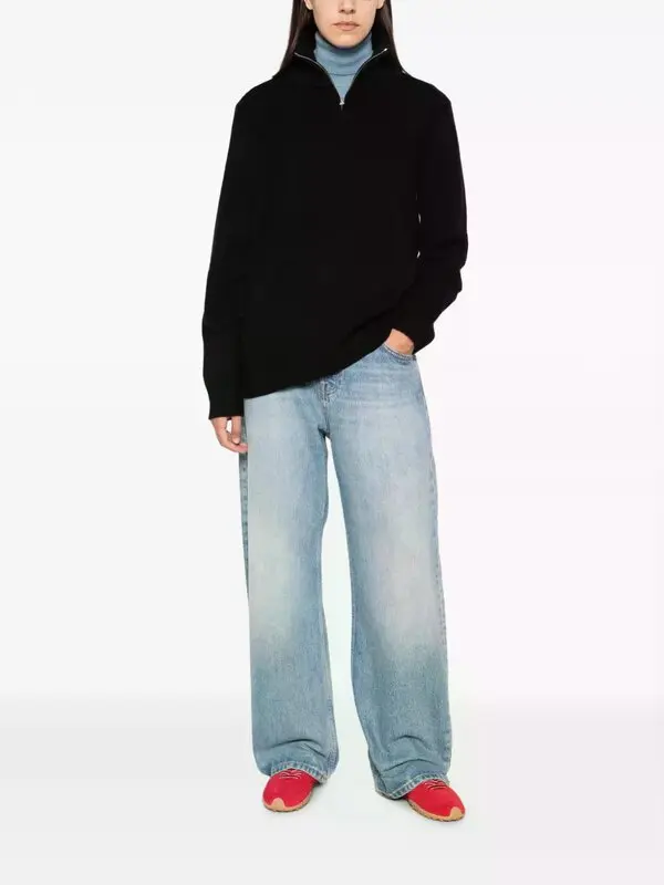 Guest In Residence Quarter-zip Sweater
