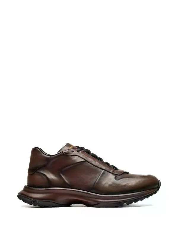 Officine Creative Phase 001 Leather Sneakers - Brown