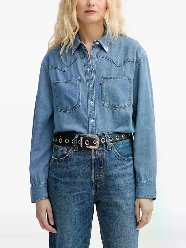LEVI'S Pocket Western Shirt - Blue