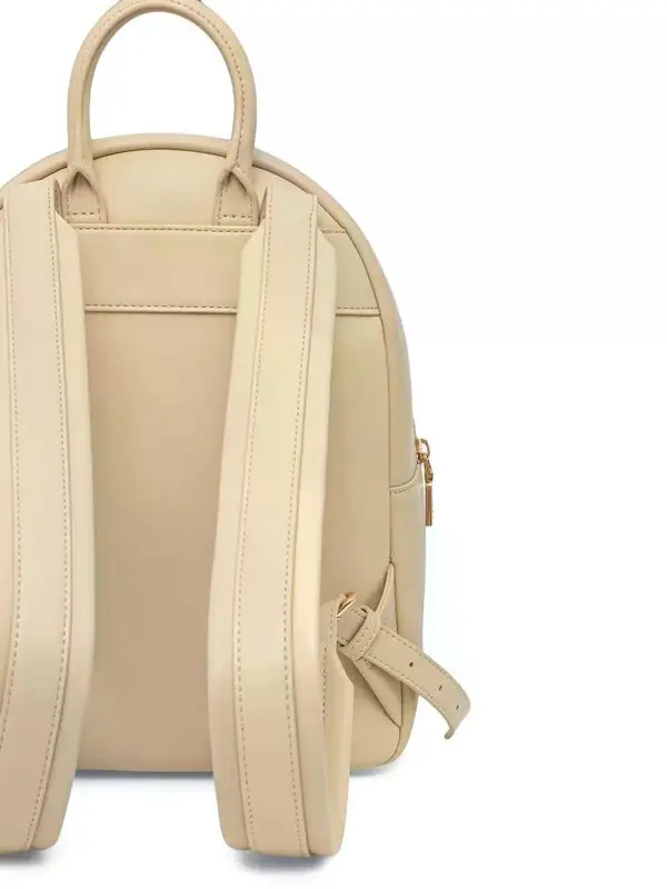 Moschino Heart-quilted Backpack - Neutrals