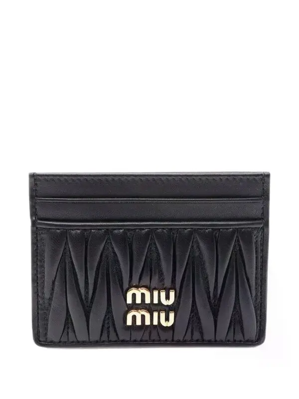 Miu Miu 2020s Logo-plaque Card Case