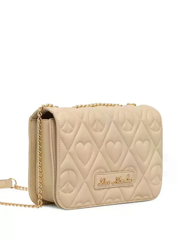 Moschino Quilted Shoulder Bag - Neutrals