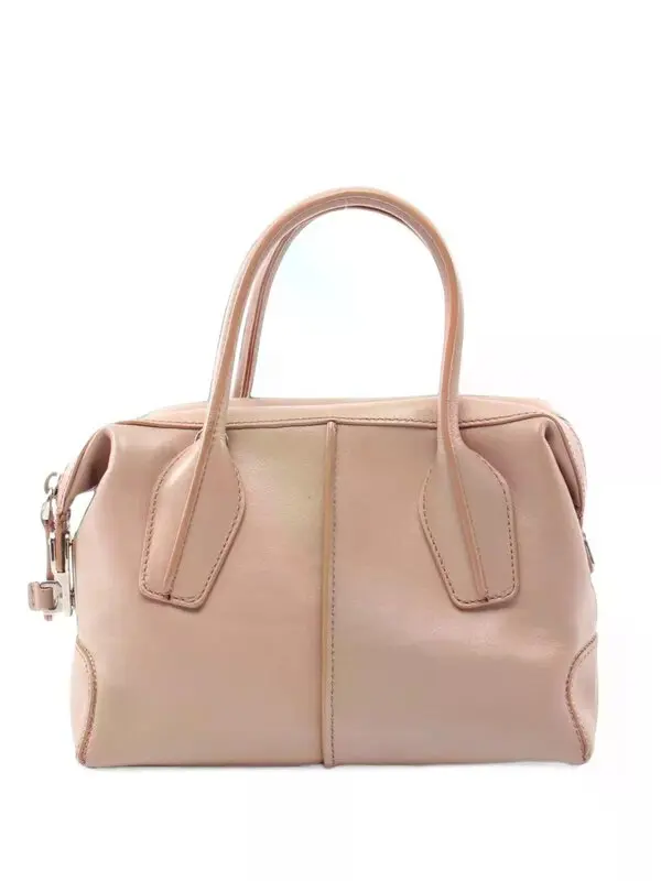 TOD'S 2000s Mini D-styling Leather Tote Bag