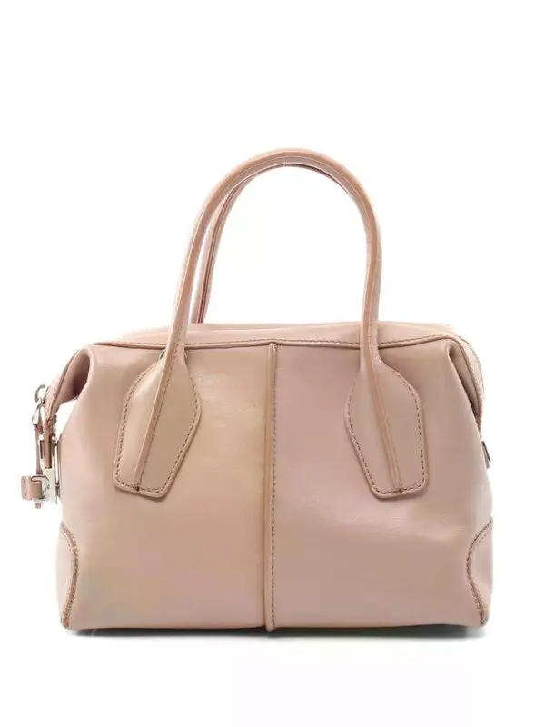 TOD'S 2000s Mini D-styling Leather Tote Bag
