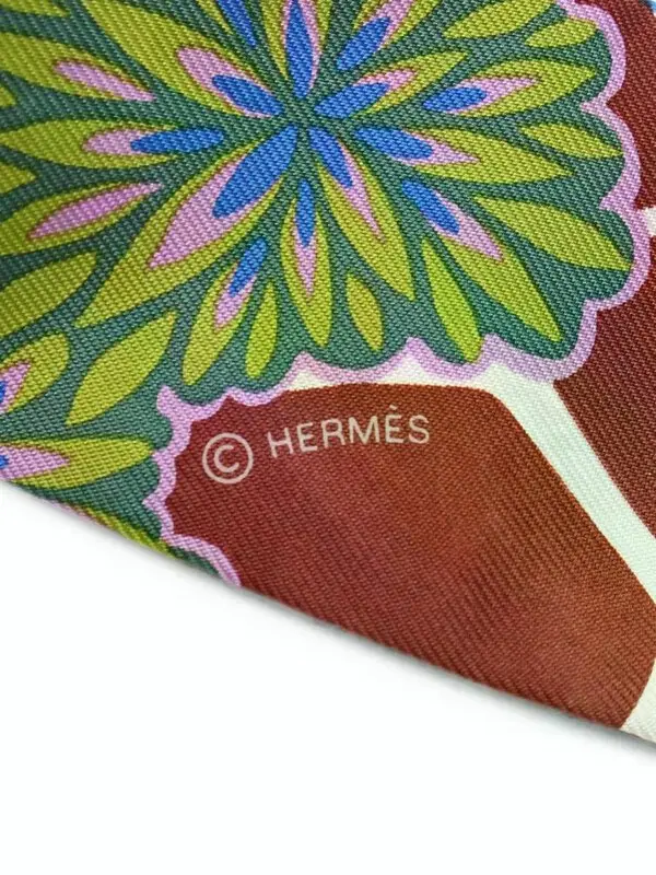 Hermès Twilly The Three Graces Ribbon Scarf