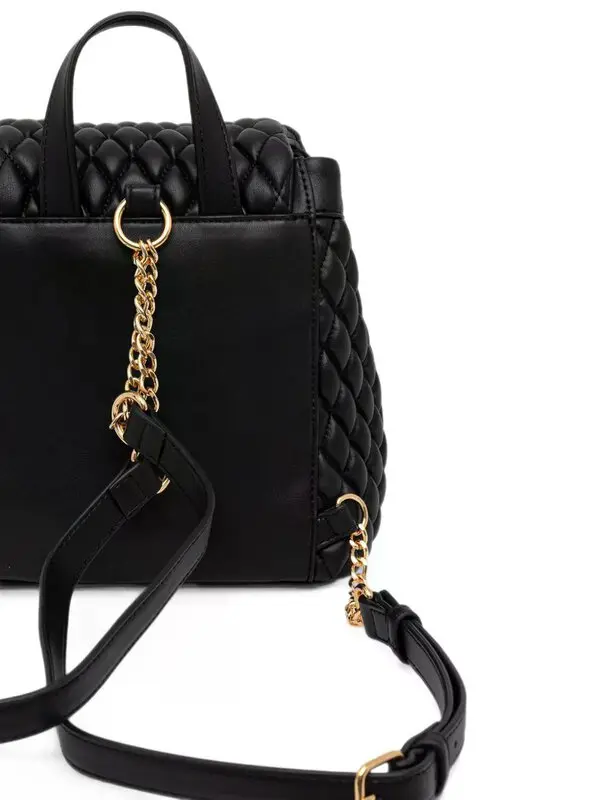 Moschino Quilted Logo-plaque Backpack