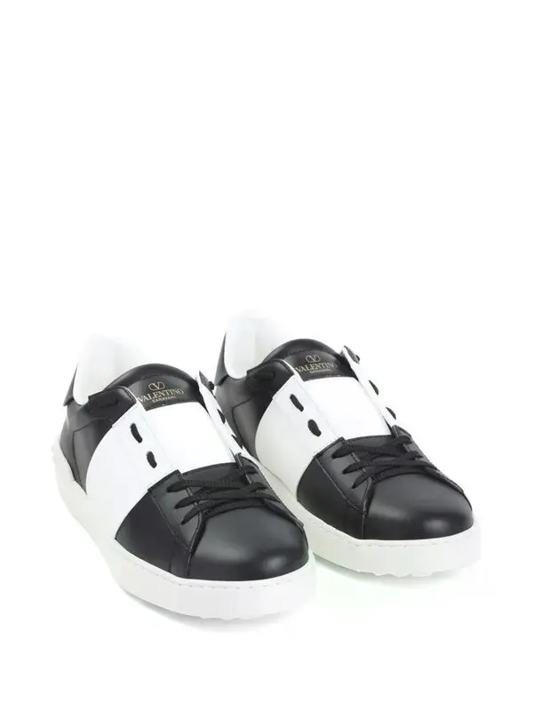 Valentino Garavani Open Rockstud Leather Sneakers